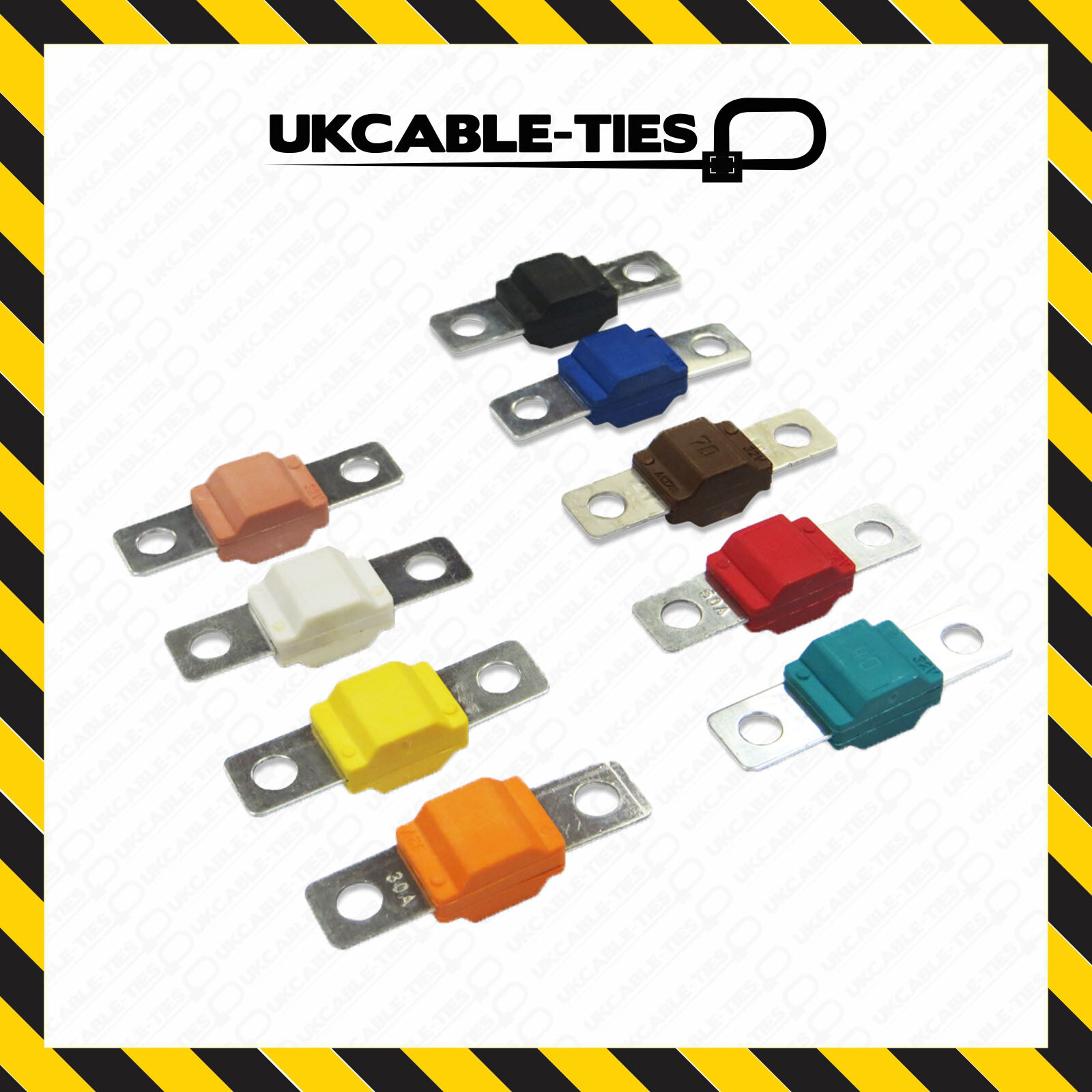 10 Pack Midi / Strip Link Fuse 30A to100A Car Auto Heavy Duty High ...