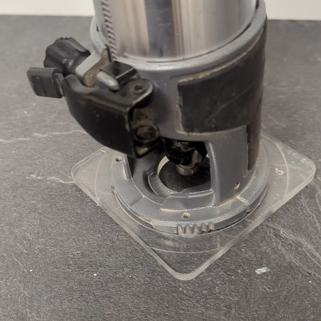 Square Makita DeWalt Trimmer DRT50 RT0700 KATSU Router BASE PLATE Guide ...