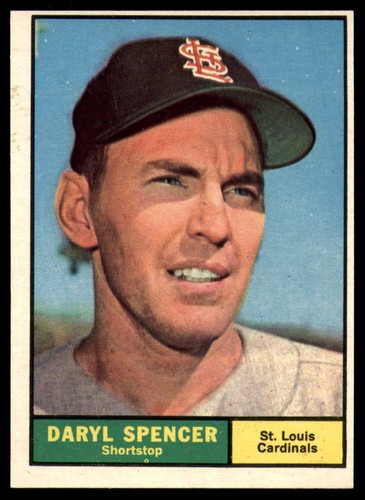 1961 Topps #357 Daryl Spencer Near Mint Cardinals ID:156091 | eBay