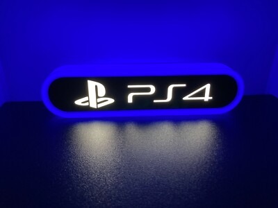 PS4 3d Printed Led Sign | eBay