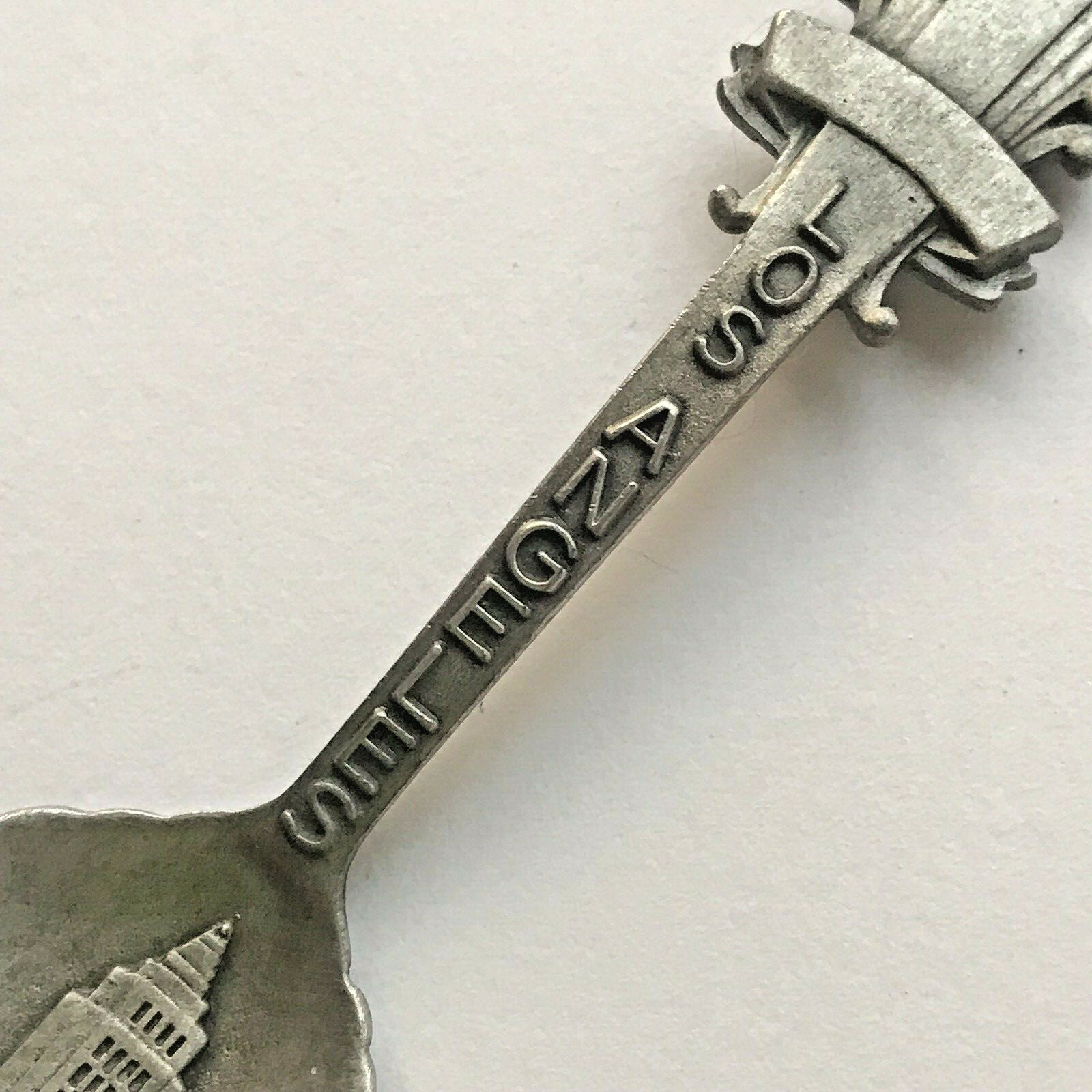 Vintage FORT 1970s Pewter Souvenir Collector Spoon - Los Angeles - 3.25 ...