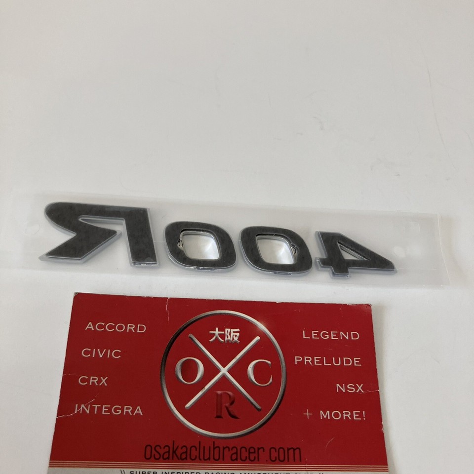 Genuine OEM Infiniti Q50 Q60 400R Rear Emblem Badge Red Sport Nissan ...