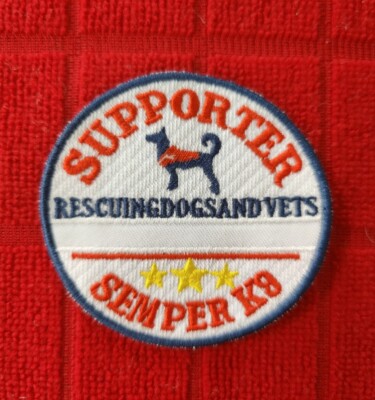 SEMPER K9, RESCUING DOGS AND VETS CLOTH PATCH | eBay