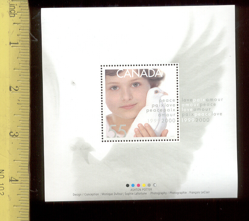 1999 - 2000 CANADA POST - MILLENNIUM KEEPSAKE - Peace - STAMP & COIN ...