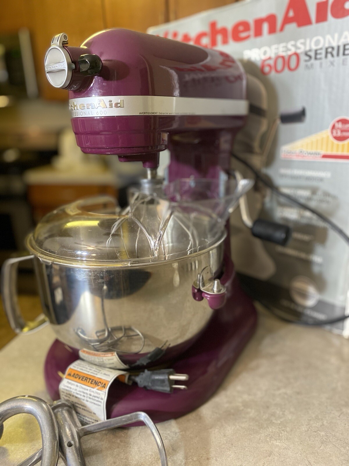 KitchenAid Professional 600 Series Stand Mixer - 6 Qt, Purple ...