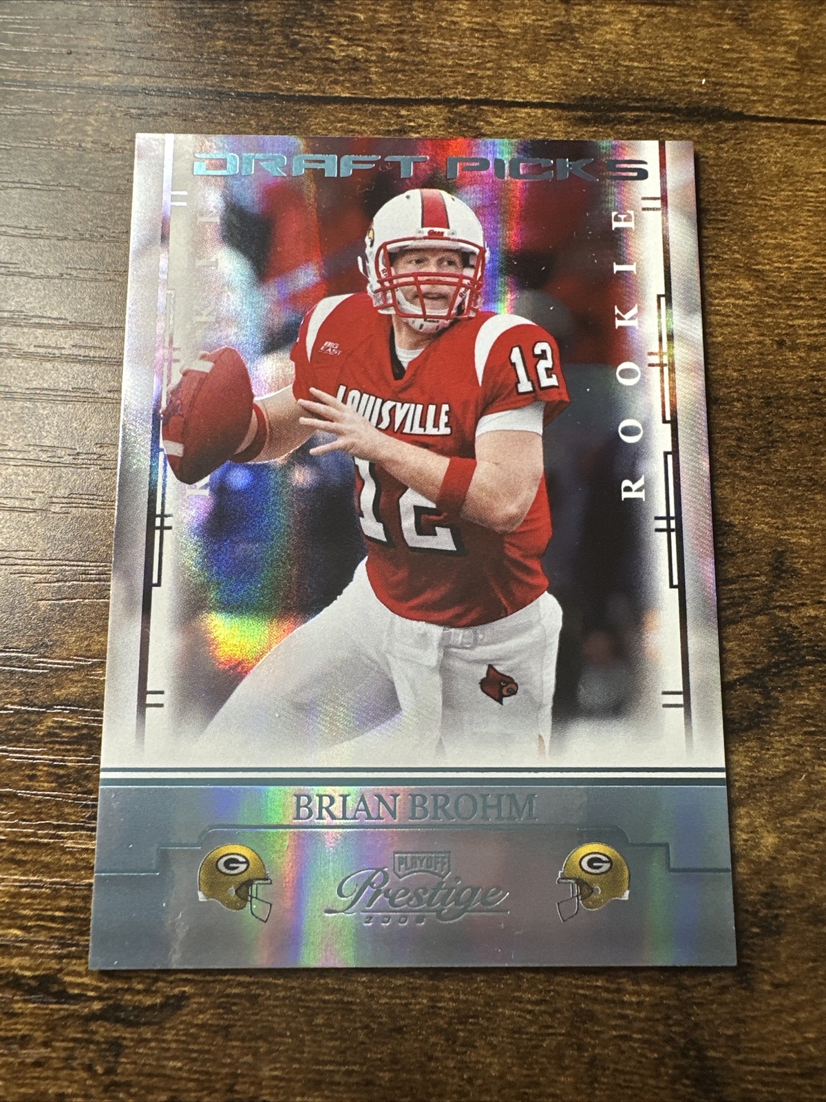2008 Playoff Prestige Draft Picks Light Blue #113 Brian Brohm /999 | eBay