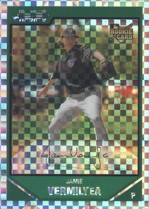 2007 Bowman Draft Picks & Prospects - Chrome Jamie Vermilyea #BDP8 X ...