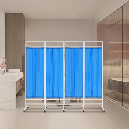 4-panel Medical Room Space Divider Portable And Foldable Hospital ...