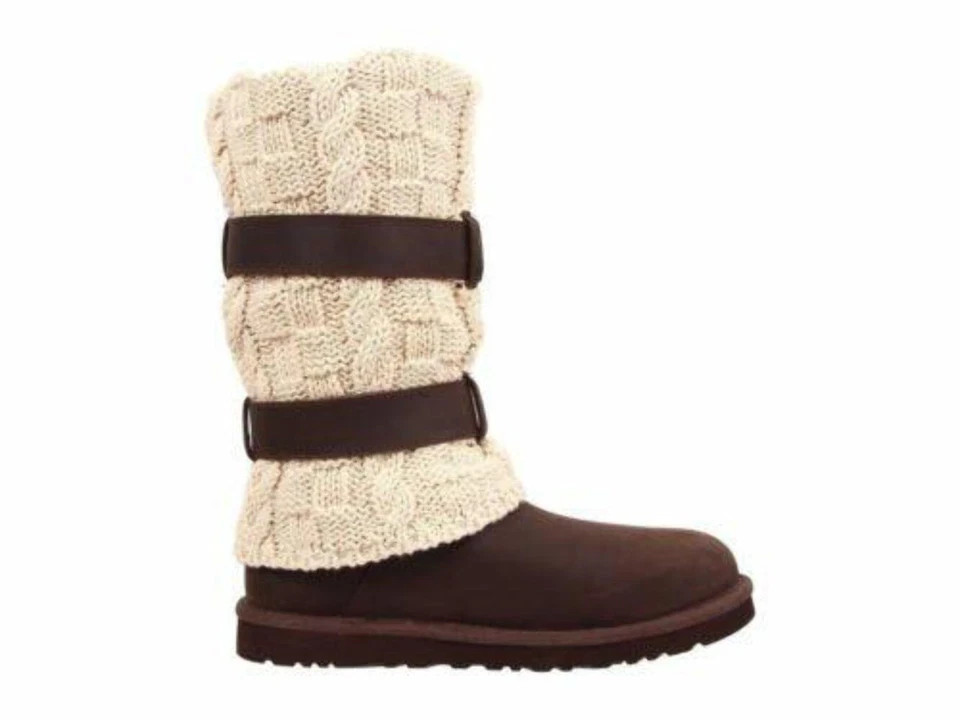 Women's UGG Classic Cassidee Tall 1007691 Chocolate 100% Original Brand ...