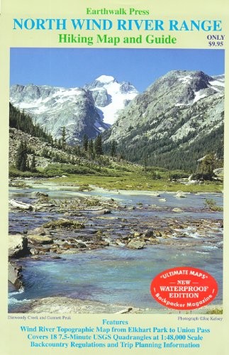 NORTHERN WIND RIVER RANGE HIKNG MAP By Leo Larson & Helen Larson ...