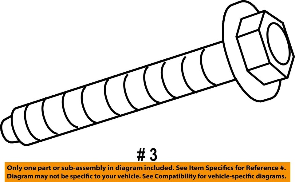 GM OEM 18-11 Acadia Rear Suspension Shocks Components-Shock Bolt ...
