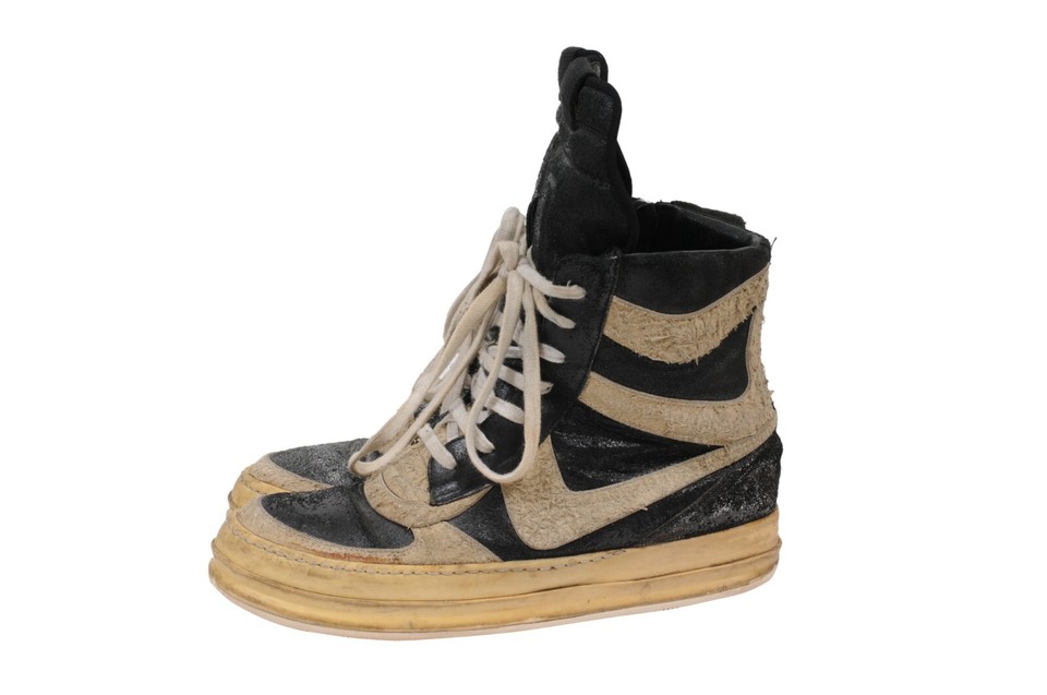 Rick Owens Mohawk Dunks Size US9 EU 42 Black Classic Metallic ...