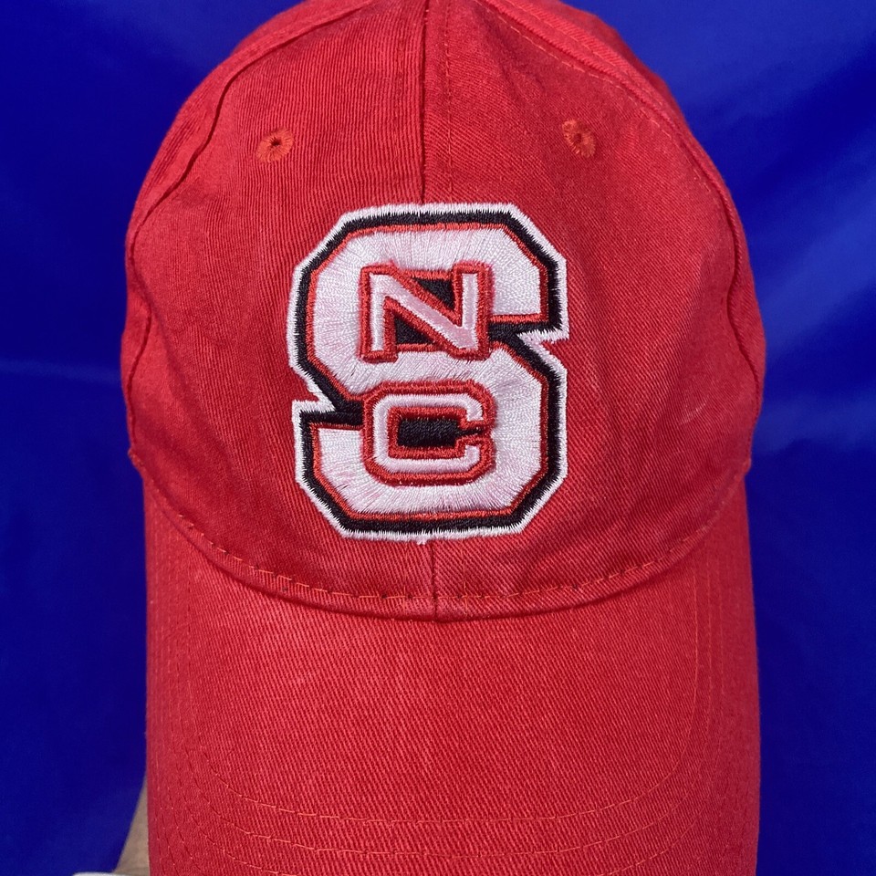 NC State Wolfpack Baseball Cap Men’s OSFM Red – Strapback Embroidered ...