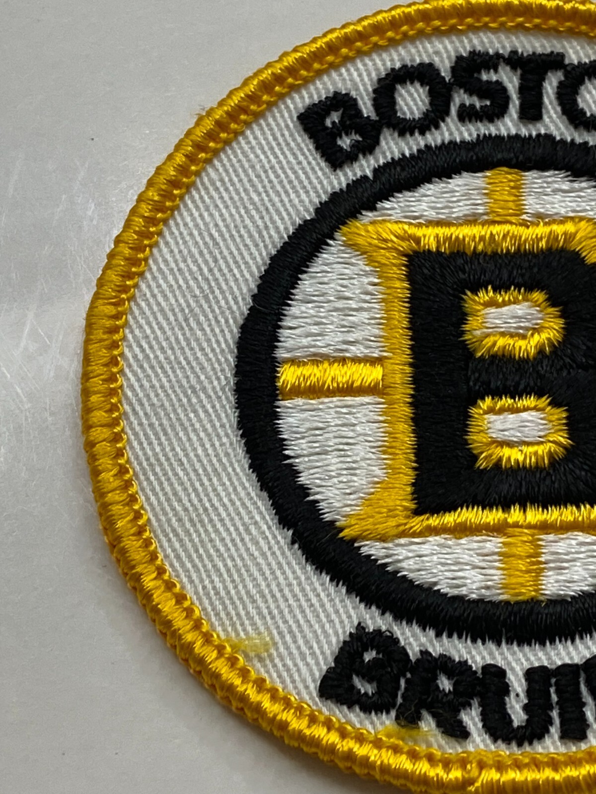 1970's Boston Bruins 3" x 3" Round Patch Vintage NHL Team Logo Sew On ...