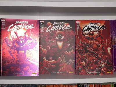ABSOLUTE CARNAGE COLLECTION COMPLETE DU 1 AU 3 MARVEL PANINI 2020 | eBay