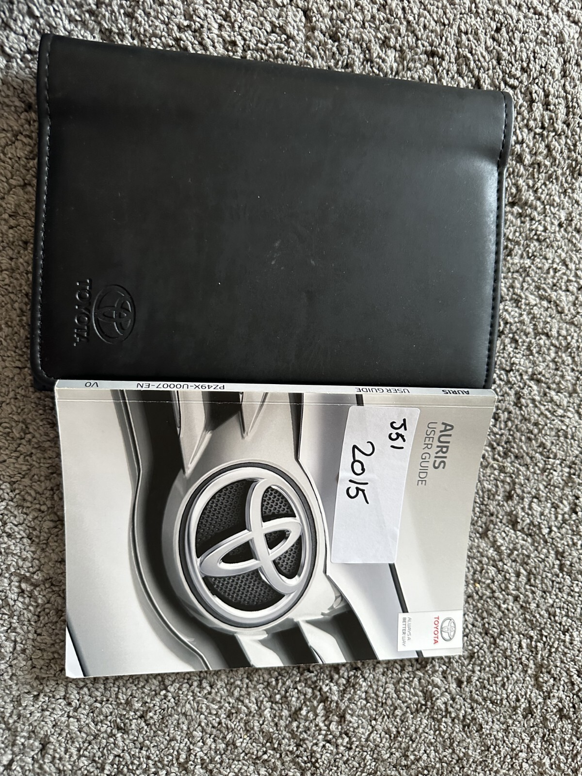 TOYOTA AURIS 5 DOOR & AURIS HYBRID 5 DOOR (2011 - 2015) OWNERS MANUAL ...