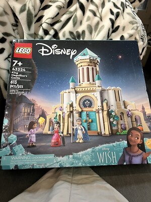 LEGO Disney Wish King Magnifico’s Castle 43224 Building Toy Set ...
