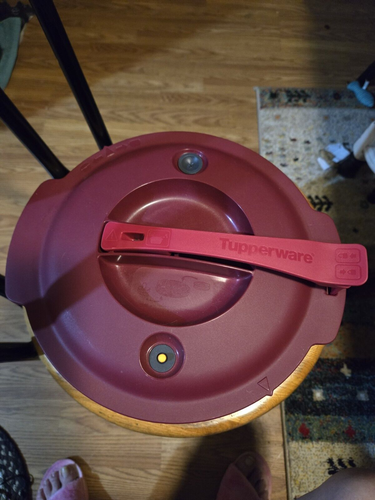 Tupperware Microwave Pressure Cooker-Red-NEW-Other | eBay