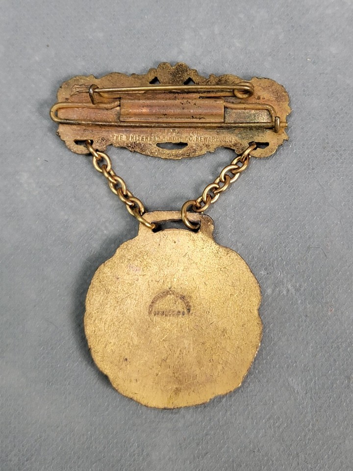 Antique FREEDOM AND UNITY Metal Scenic GUEST Pin MEDAL Pinback | eBay