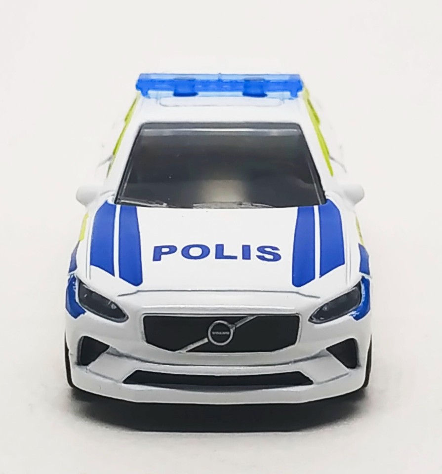 Majorette Volvo V90 POLIS (Sweden police) White 1:64 (3") no Package | eBay