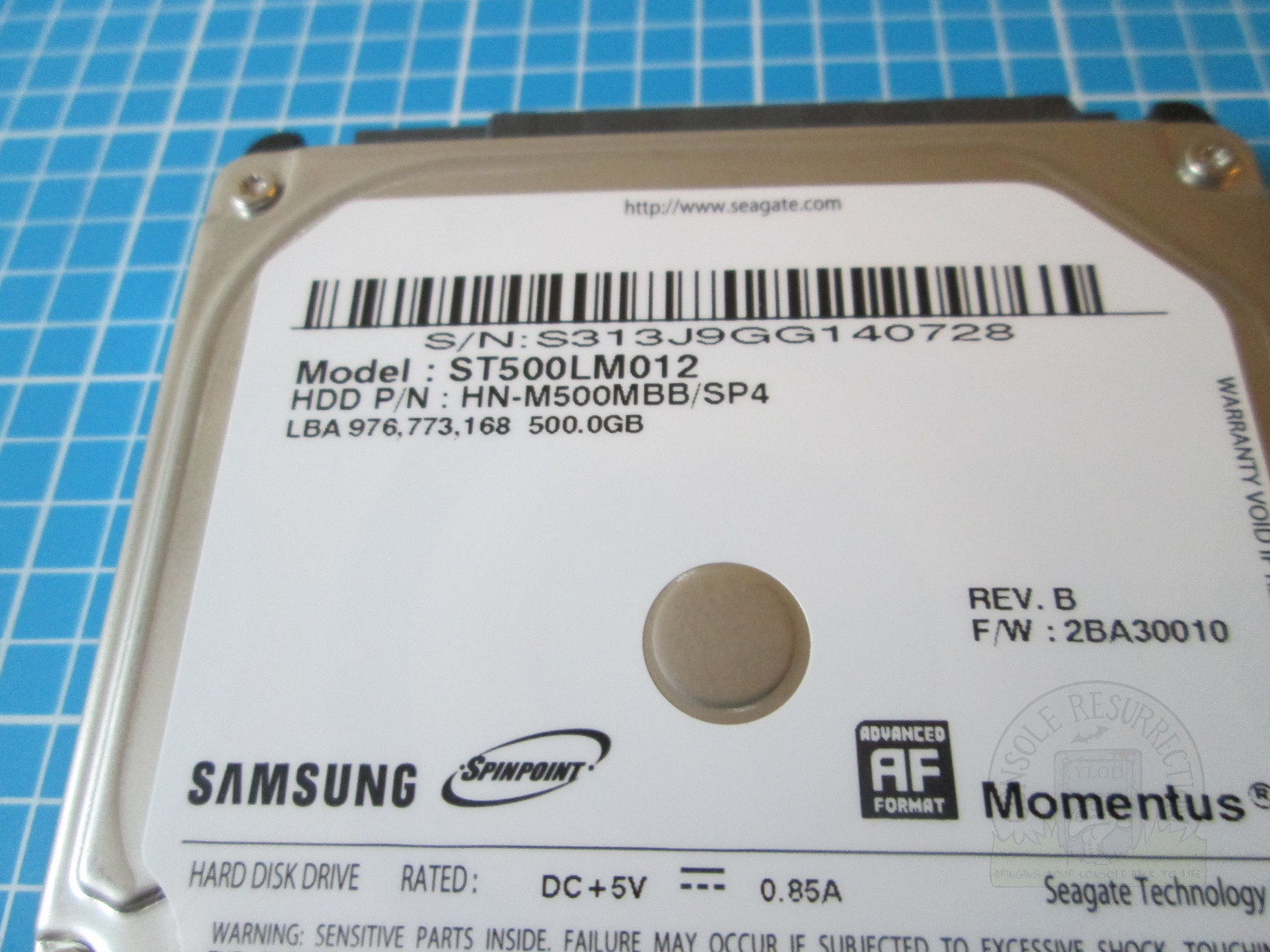Samsung ST500LM012 500GB SATA 2.5" HDD Hard Drive for PS3, PS4, Xbox ...