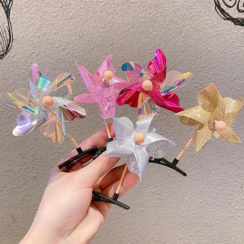 Metal Spring Hair Clip Girl Funny Pins Adorable 3d Little Yellow Duck ...