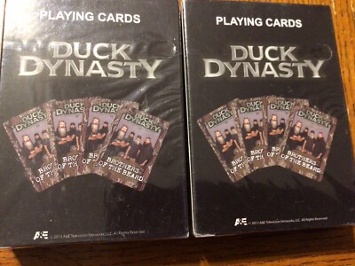 Duck Dynasty Playing Cards 2 Decks New | eBay
