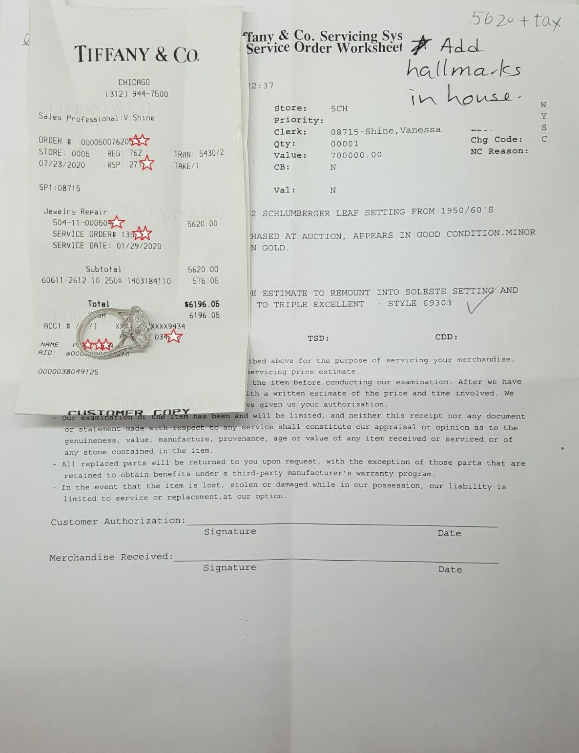 Tiffany & Co Platinum Soleste 8.66 ct Round Diamond Engagement Ring E ...