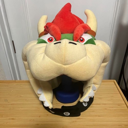 USJ Super Nintendo World Koopa Bowser Plush Hat cap Headwear Mask ...