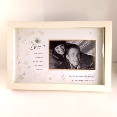 Love Picture Frame 4x6 Looking Together In The Same Direction Couples ...