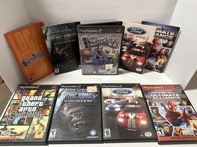 Lot of 5 Empty Playstation 2 Ps2 - Cases with Some Manuals Only! No ...