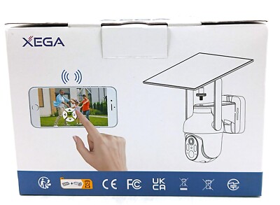 XEGA XG05 Security Cam 4G LTE Motion Detect-Night Vision with solar panel | eBay UK