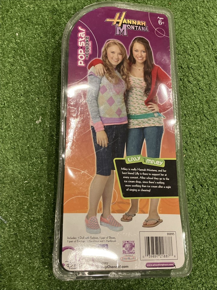 RARE Disney's Hannah Montana Miley Pop Star Play Along Jakks 12" Doll ...