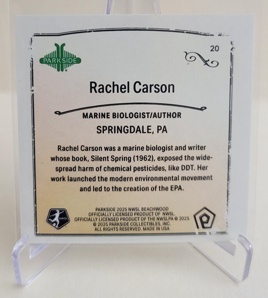 2025 PARKSIDE BEACHWOOD BRAND CARAMELS RACHEL CARSON #20 MARINE ...