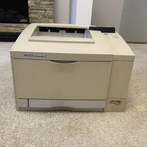 HP Laserjet 5M Vintage MonochromeLaser Printer 1996 (WORKING) (FOR ...