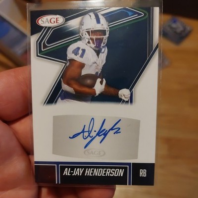 2026 Sage Low Series Football - Al-Jay Henderson Auto - Buffalo | eBay