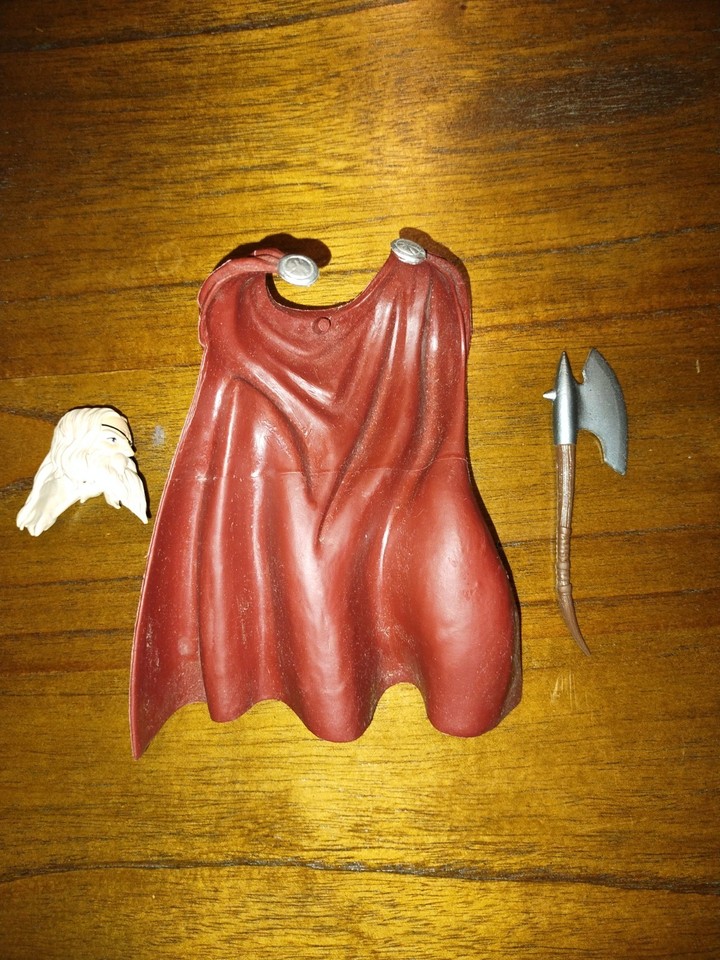 Marvel Legends Allfather BAF Pieces Odin Red Cape Axe Version King ...