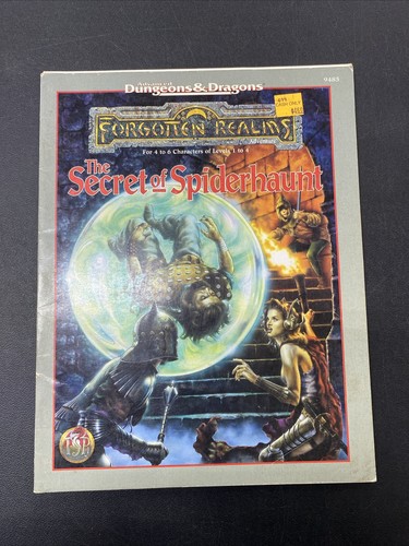 Advanced D&D Secret of the Spiderhaunt Forgotten Realms 1995 TSR 9485 ...