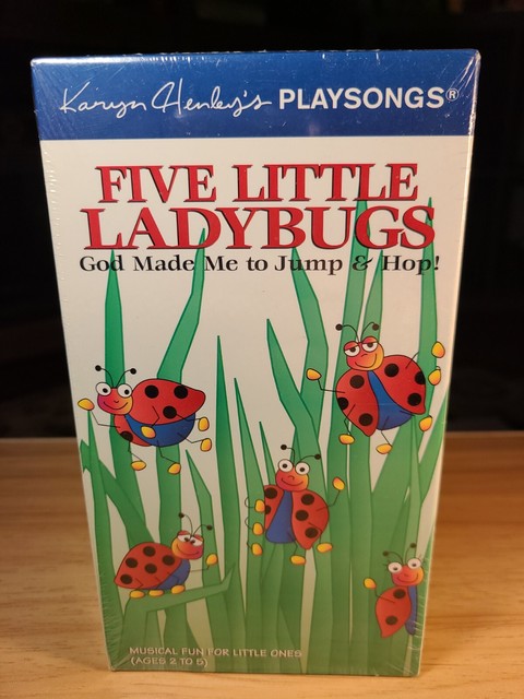Karyn Henley Playsongs Ser.: Five Little Ladybugs by Karyn Henley (1999 ...