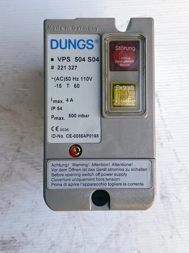 DUNGS VPS 504 S04 Gas Valve Proving System | eBay