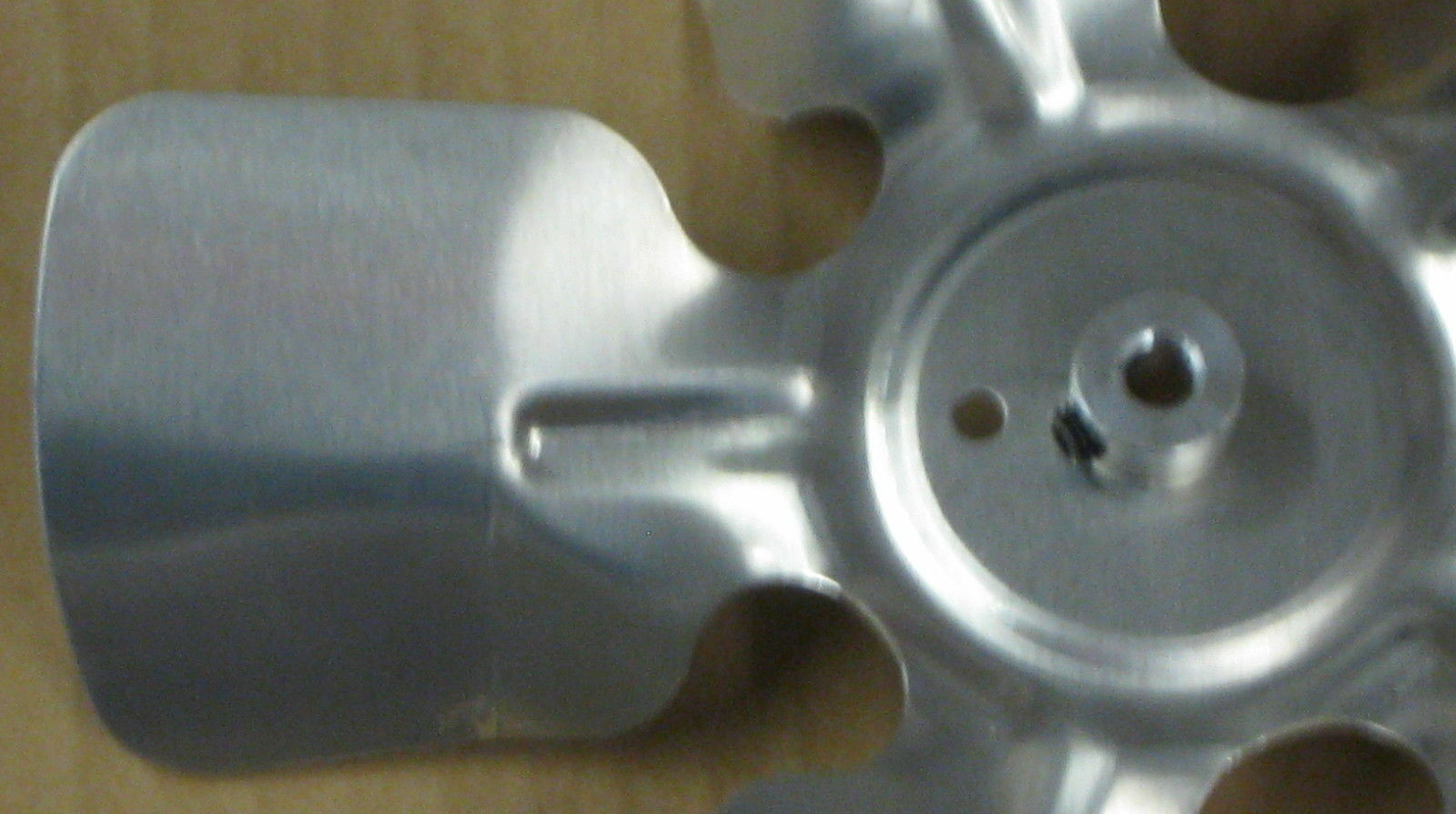 A60814 Metal Fan Blade 8" Diameter 5 Blades 1/4" Bore Hub CCW 36 Degree ...