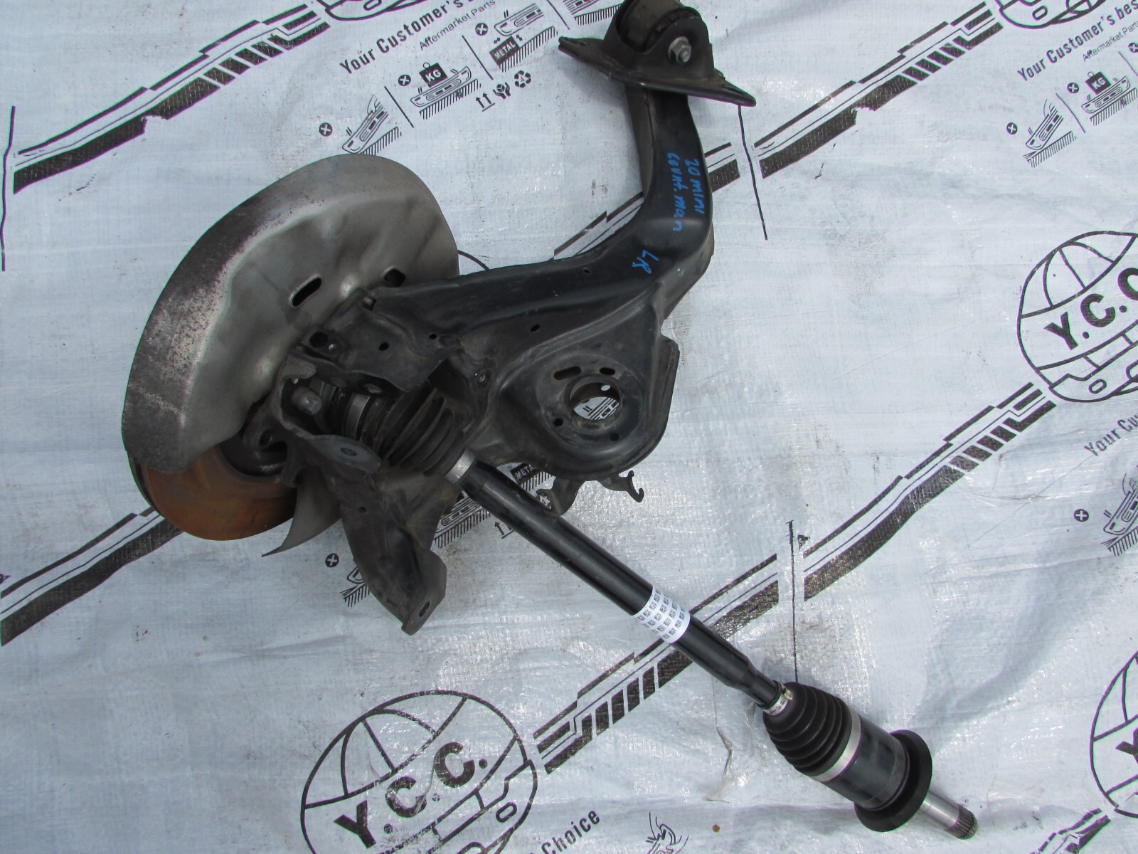 2019-2020-2021 MINI COOPER COUNTRYMAN REAR LEFT SIDE SPINDLE KNUCKLE ...