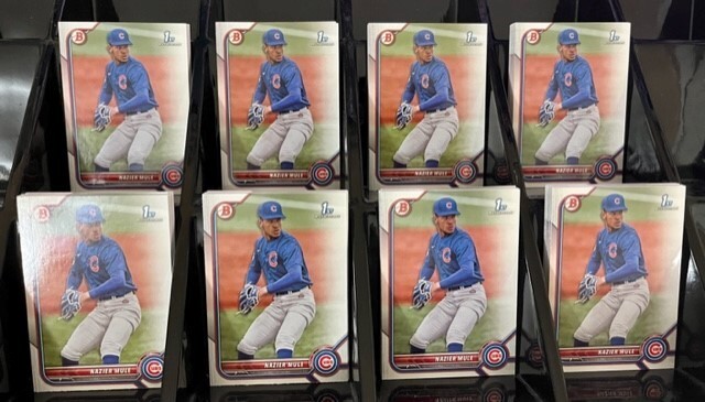 (x20 Lot) Nazier Mule 2022 Bowman Draft #77 1st Bowman Chicago Cubs ...