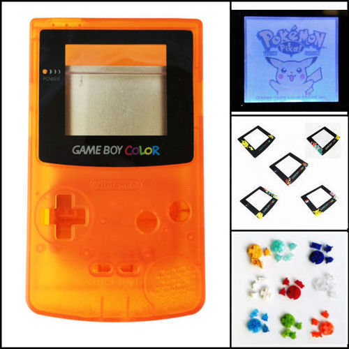 GBC Nintendo Game Boy Color Frontlit Frontlight Front Light Full Kit ...