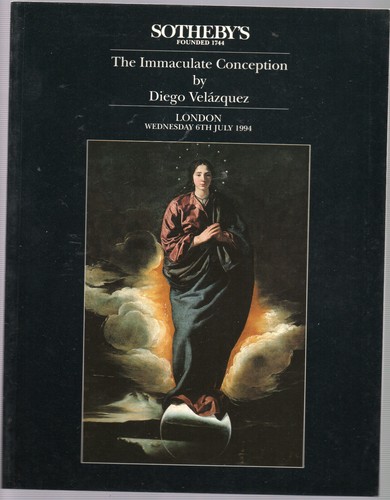 Diego VELAZQUEZ SOTHEBY'S London 1984 The Immaculate Conception ...