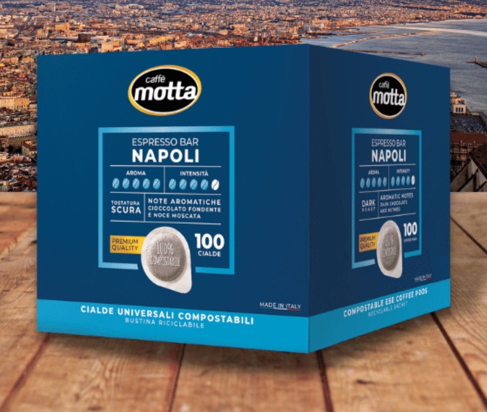 300 cialde Caffè Motta Espresso BAR Naples Paper Filter Ese 44 MM New ...