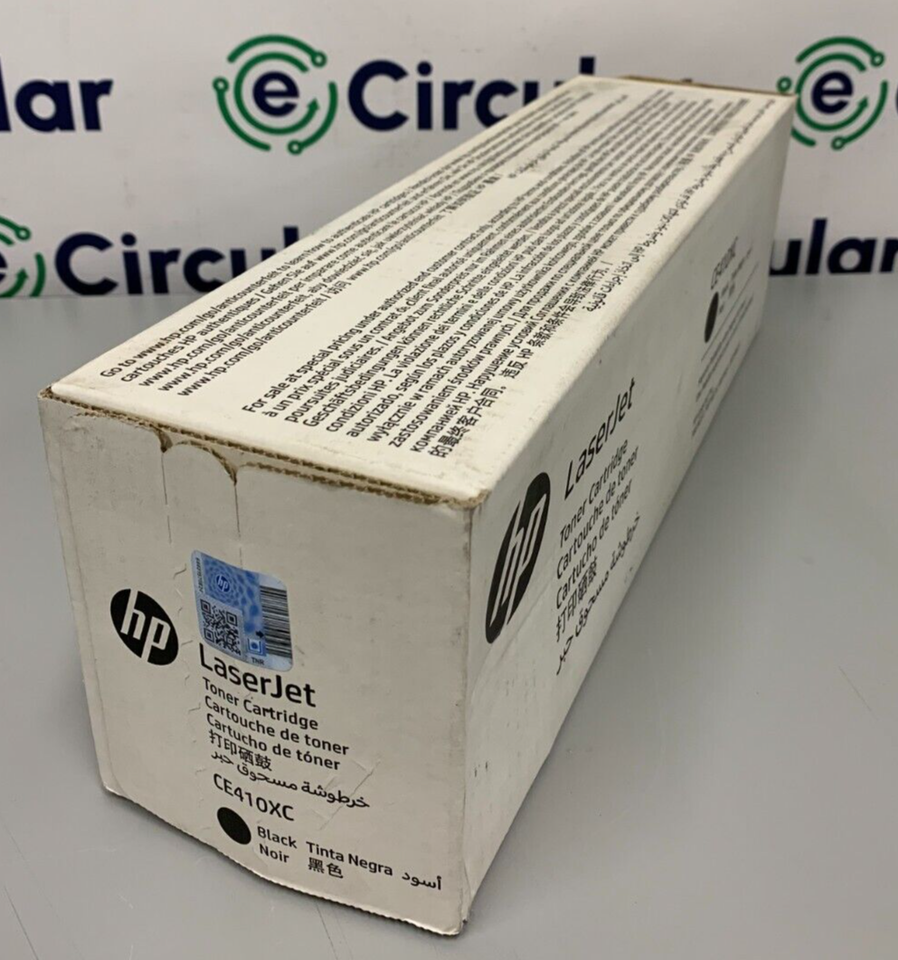 Genuine HP LaserJet Pro 300 M351 400 M451 OEM Toner Cartridge CE410XC ...