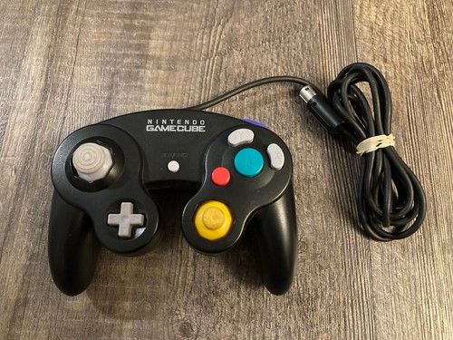 Official Nintendo GameCube OEM Controller Pad GC Jet Black Tight Sticks ...