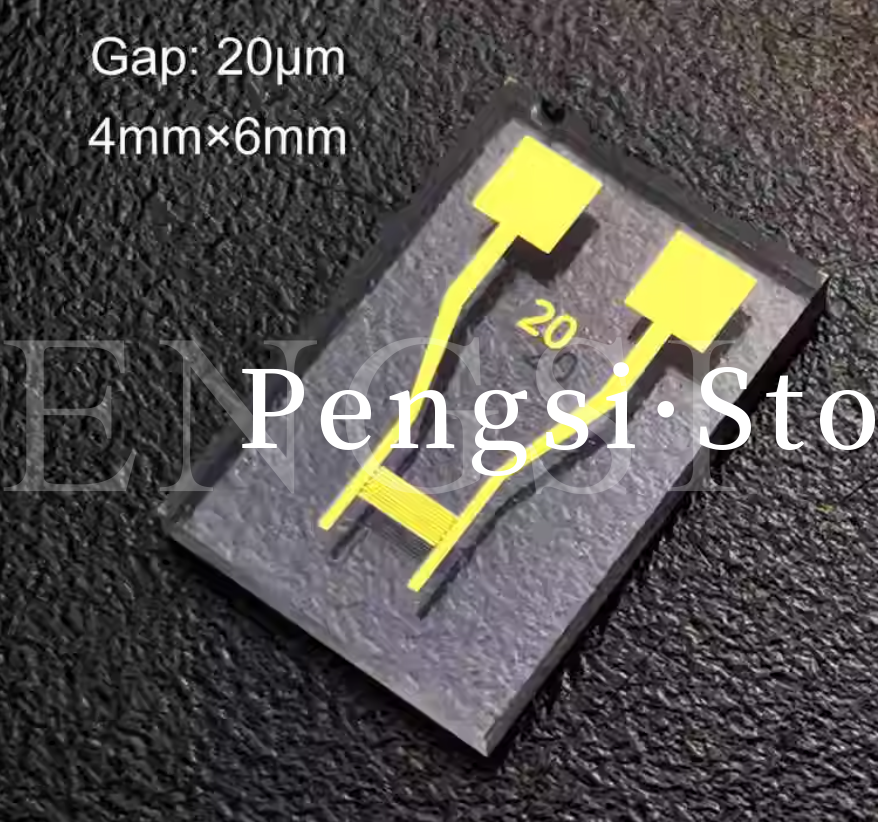 QTY:5 20μm Fork Finger Electrode Gas Pole MEMS Sensor Chip 4mm*6mm*0 ...