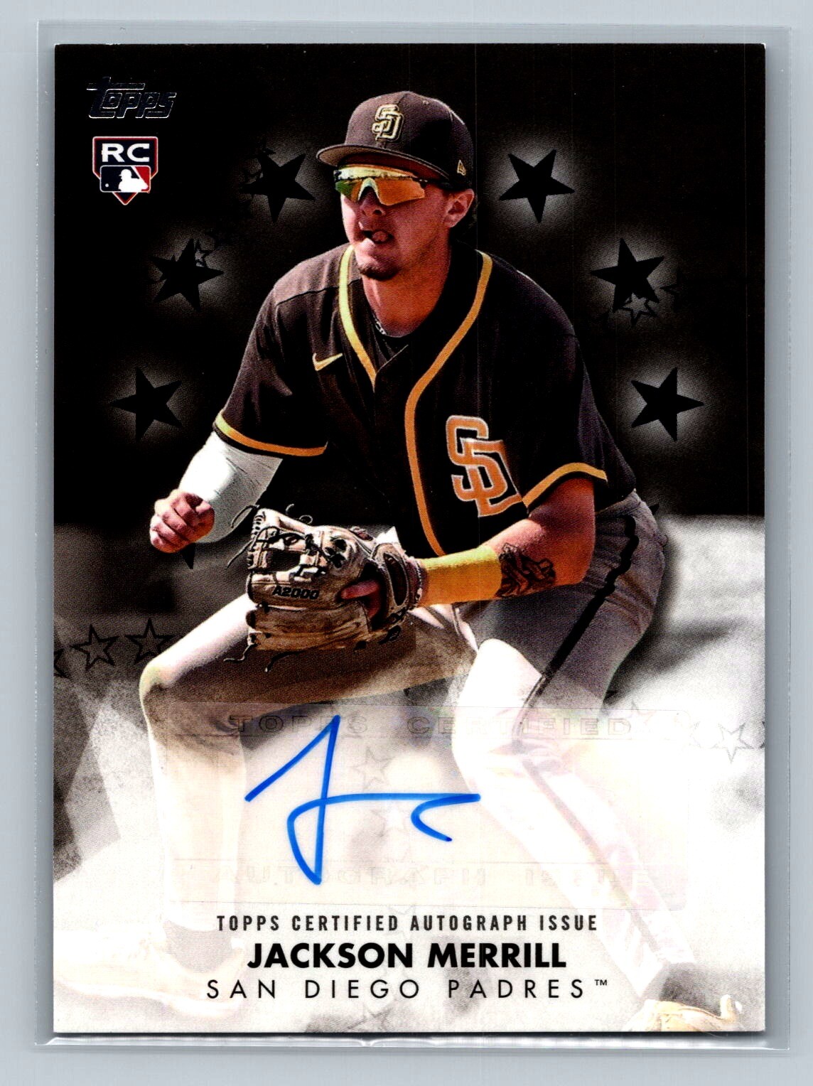 2024 Topps Series 2 Jackson Merrill Baseball Stars Auto Black /199 | eBay